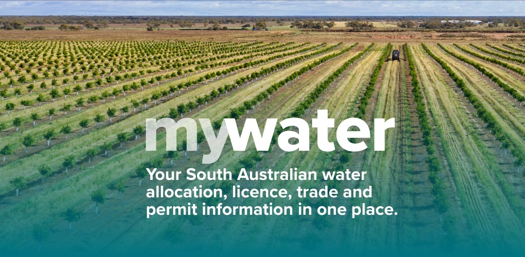 Department for Environment and Water - mywater Portal